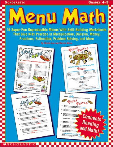 Amazon.com: Menu Math: 15 Super-Fun Reproducible Menus With Skill ...