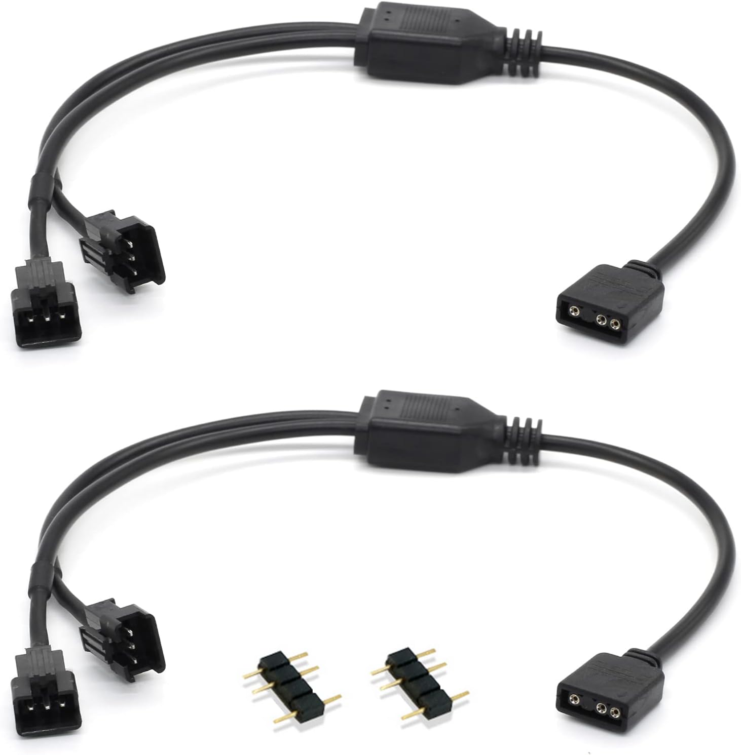 ARGB Splitter Cable, 5V 3 Pin Addressable RGB Splitter Cable with SM 3 ...