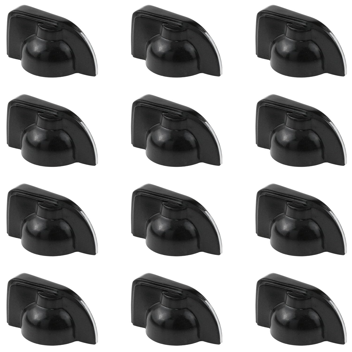Amazon.com: fengxiaomin 12pcs Chicken Head Knob Vintage Black Guitar ...