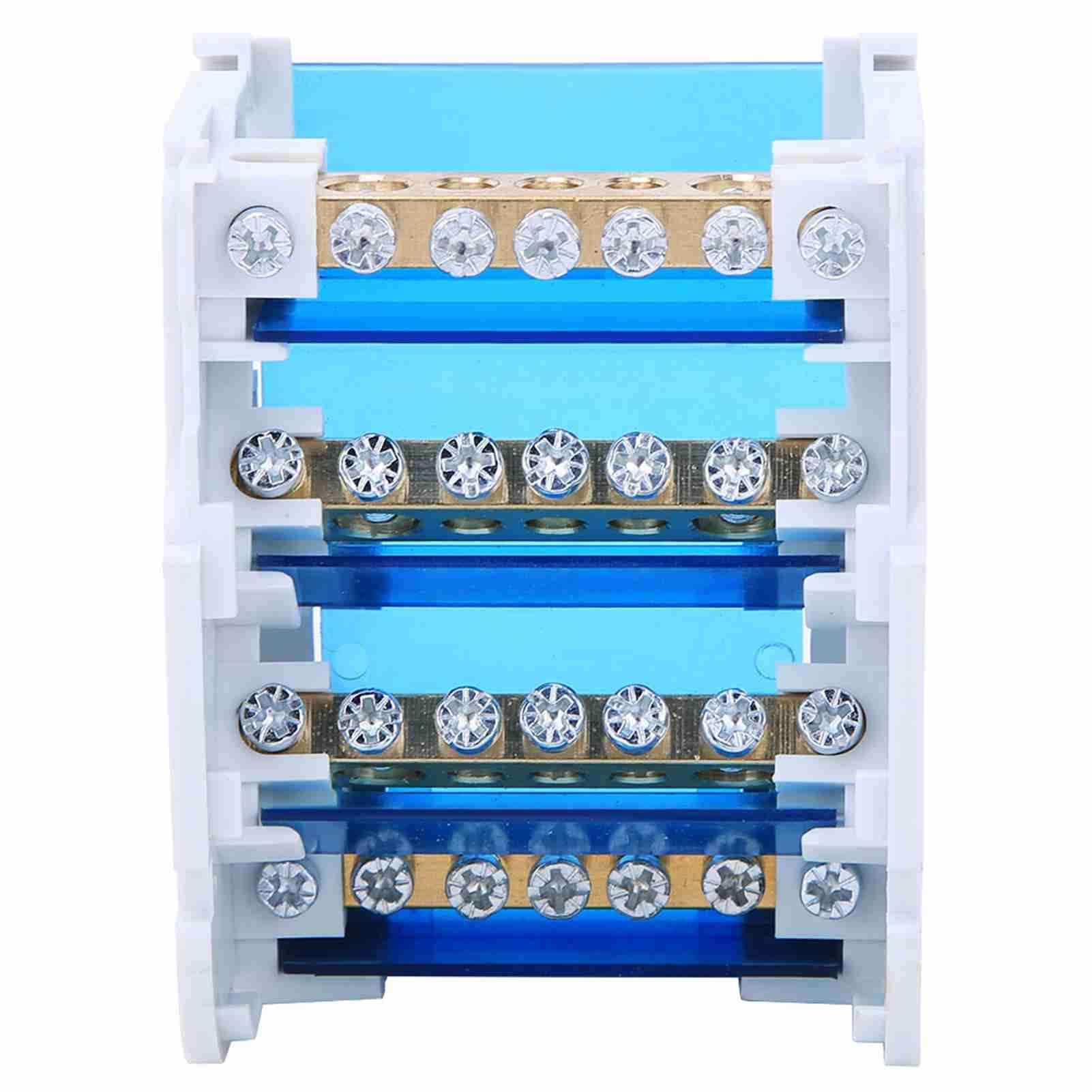Terminal Distribution Box, 407 Din Rail 500V Single Phase Junction Box ...
