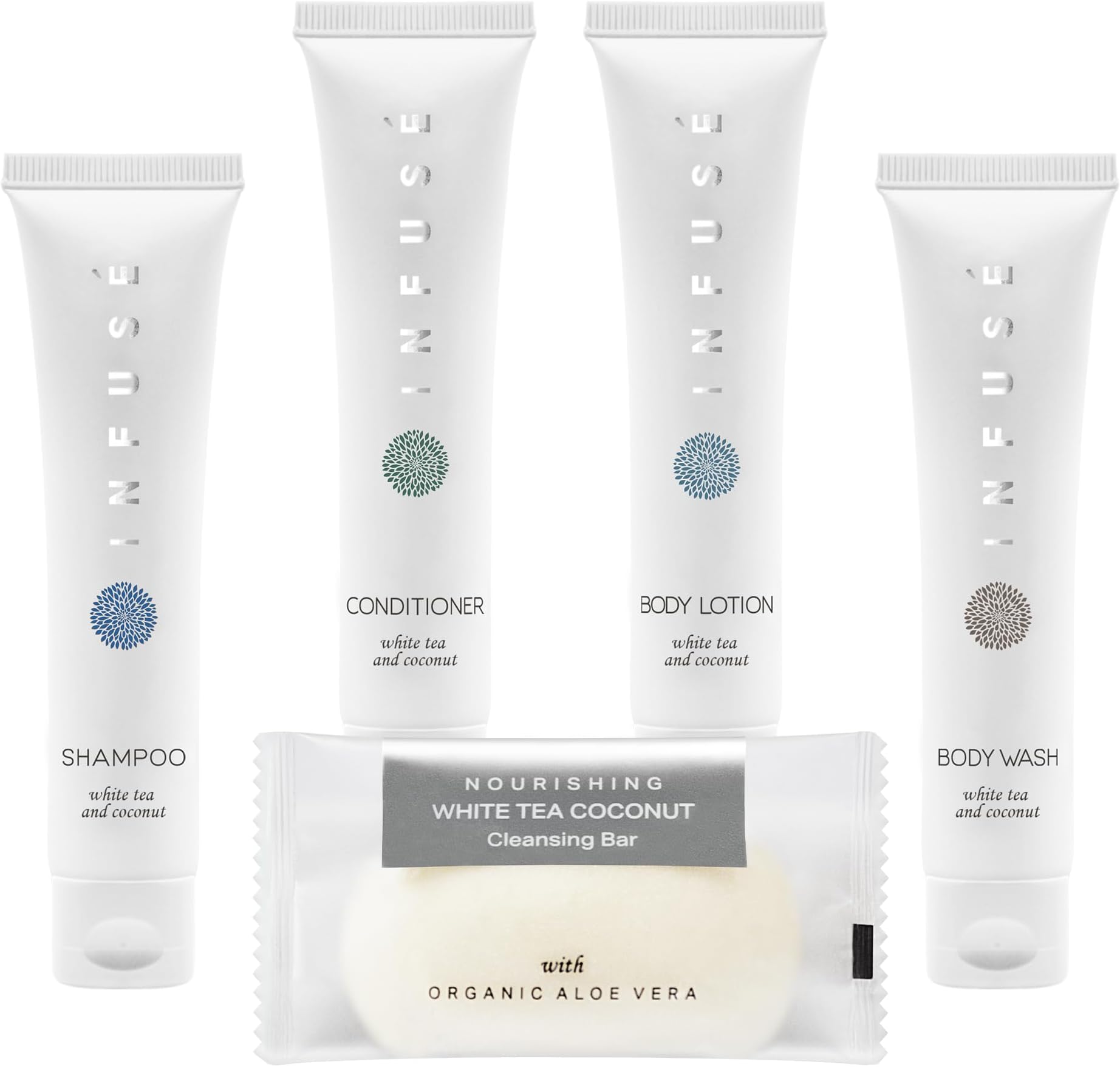Amazon.com : Infuse Pure White Tea and Coconut All-In-Kit Hotel Soaps ...