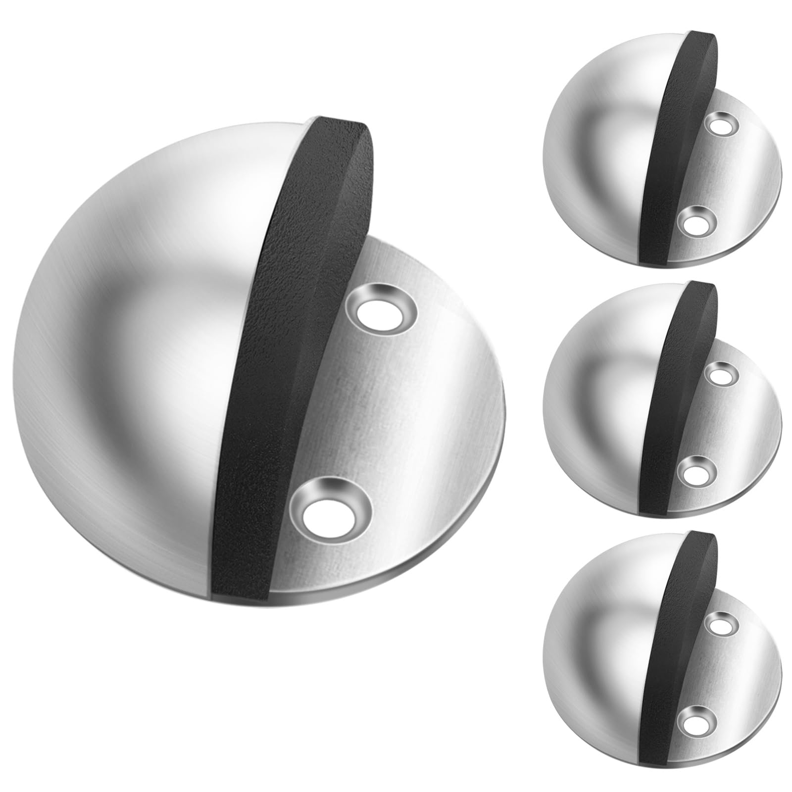 Snapklik.com : 4 Pack Door Stoppers Self Adhesive Floor Mounted Door ...