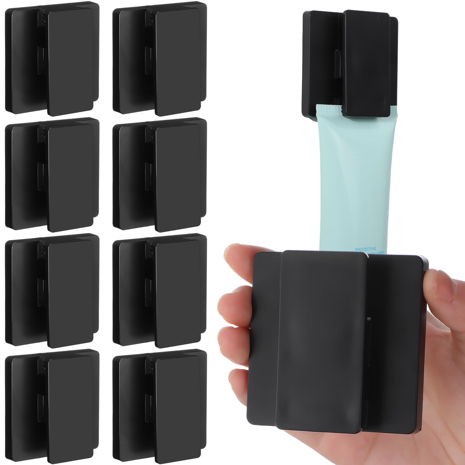 Amazon.com: Briwooody 8 Pcs Large Self Adhesive Clips Adhesive Wall ...