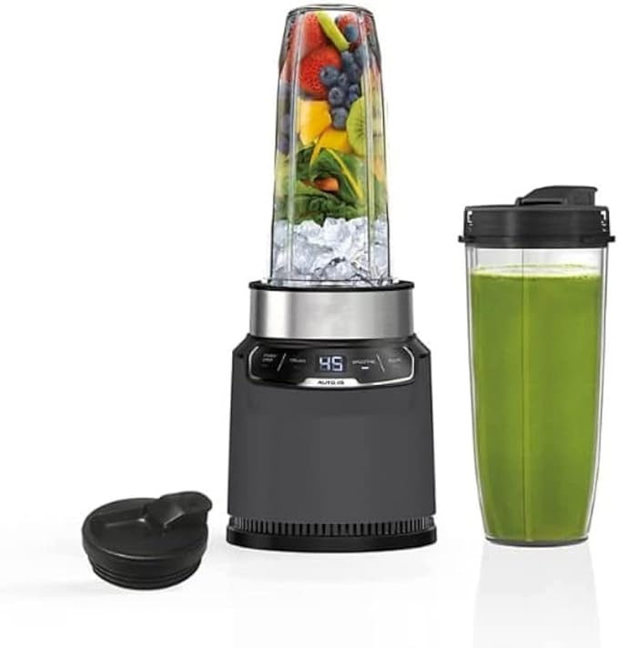 Amazon.com: Ninja BN401-A Nutri Pro Compact Personal Blender, Auto-iQ ...