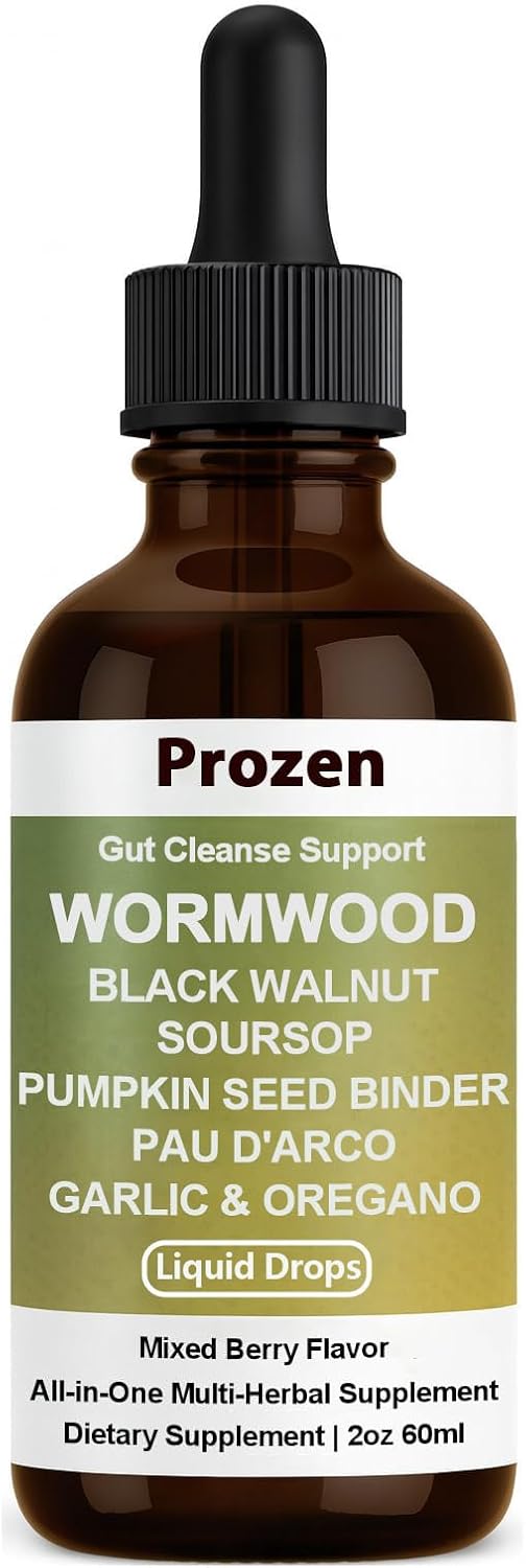 Amazon.com: PROZEN Wormwood Gut Cleanse & Detox Drops – Nuvian Black ...