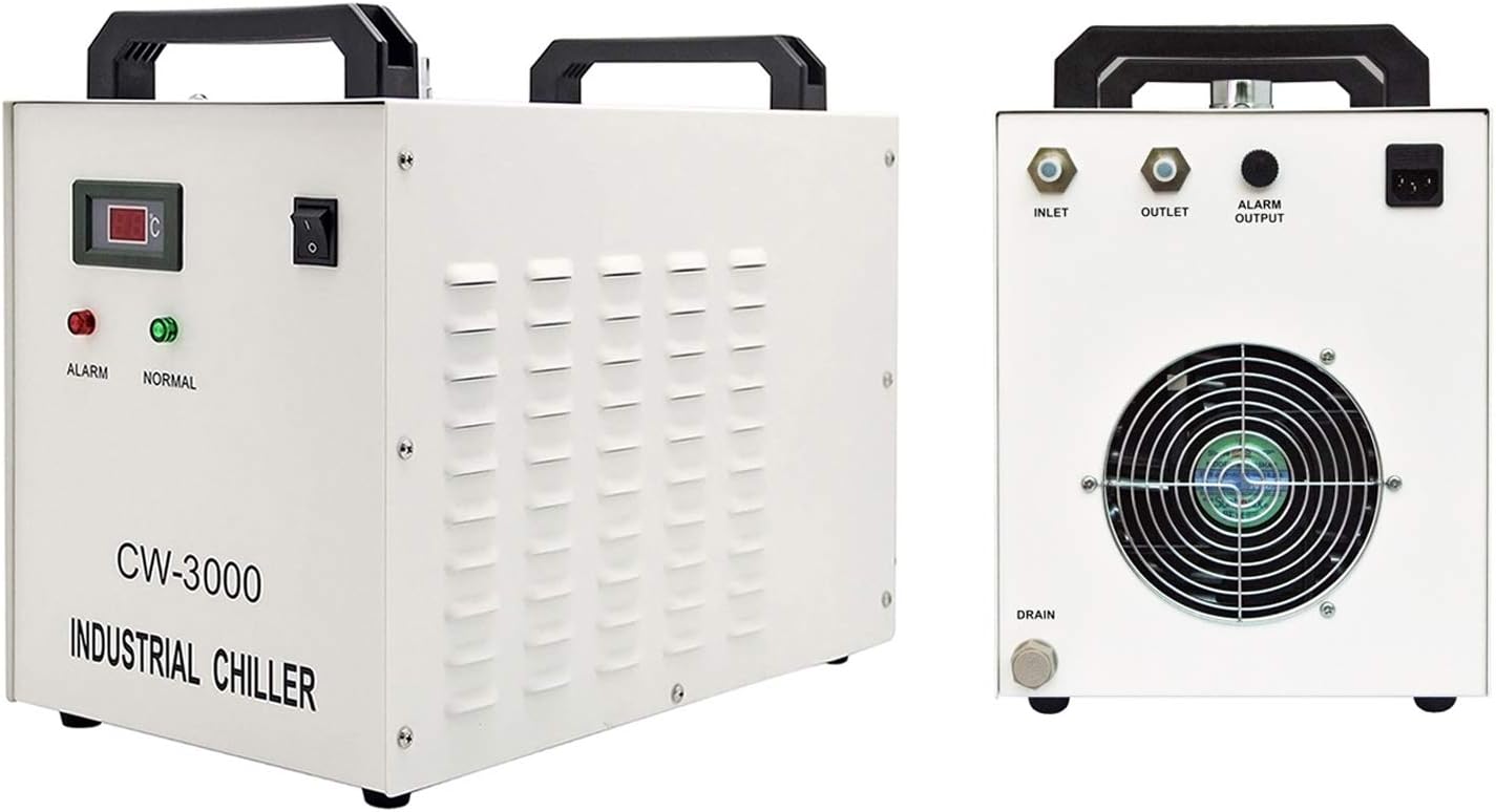 Amazon.com: Industrial Chiller Cooler CW-3000 Thermolysis Water Laser ...