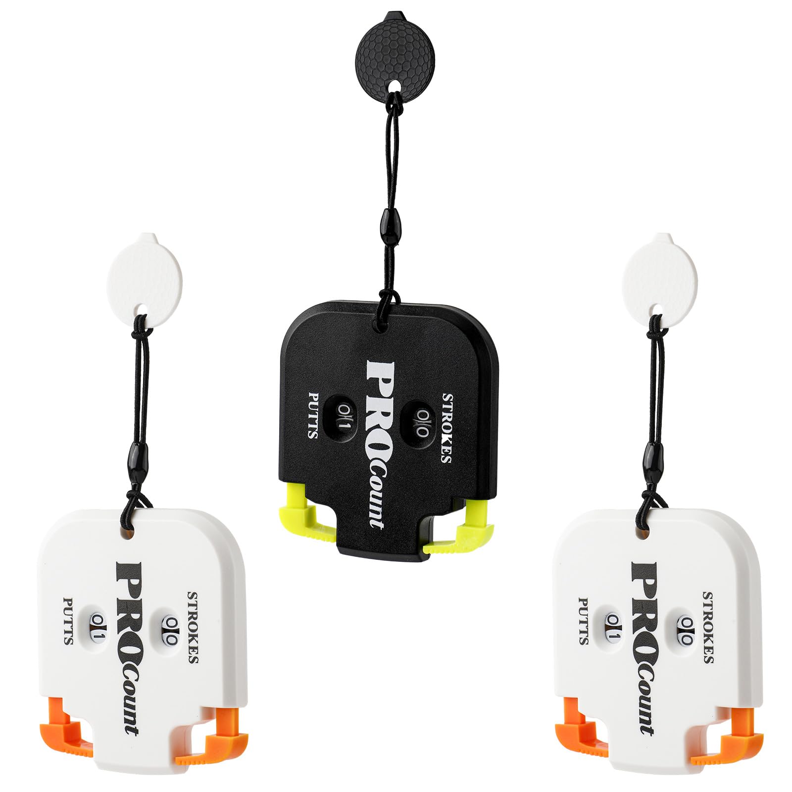 Amazon.com : NQEUEPN 3pcs Mini Golf Score Counter, Golf Shot Clicker ...