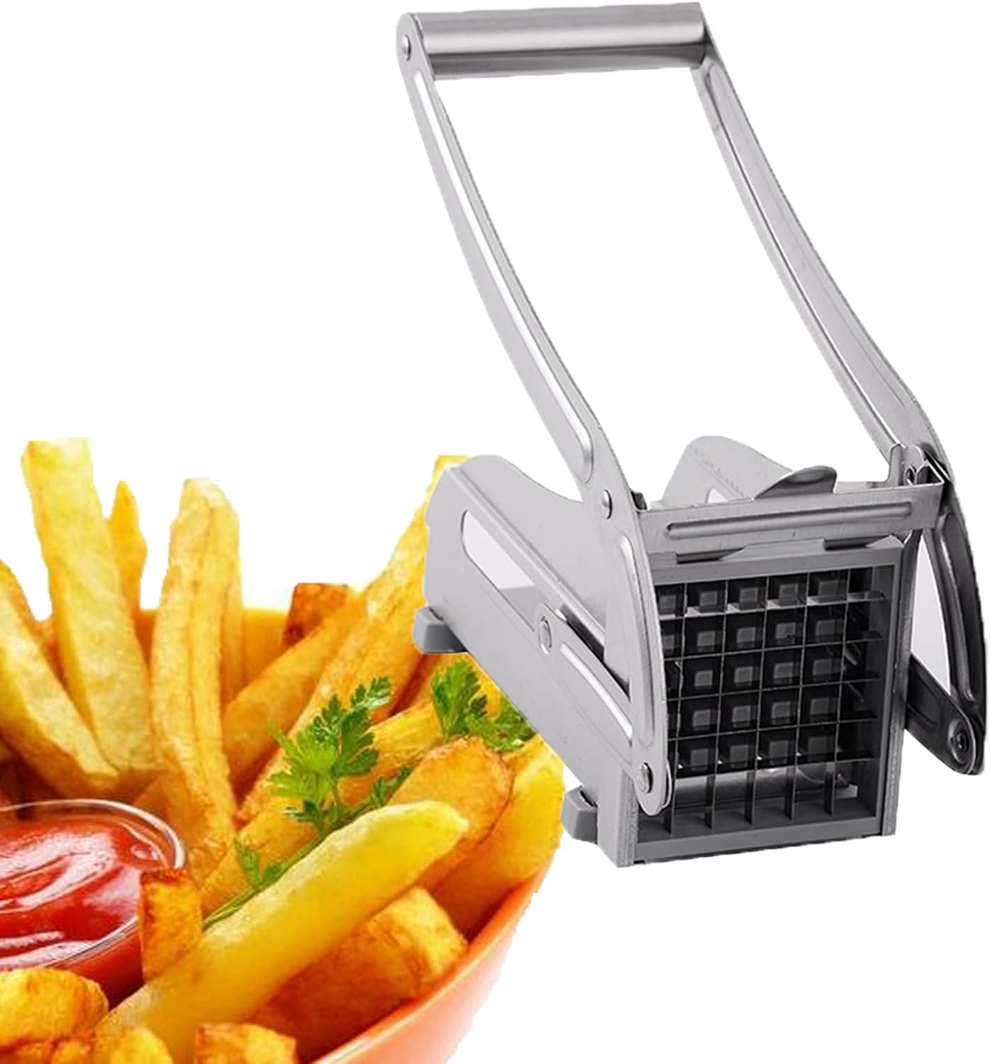 Amazon.com: French Fry Cutter Stainless Steel，Professional Potato ...