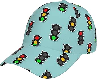 TZTTZT Traffic Light Pattern Baseball Caps for Men Women, Adjustable ...