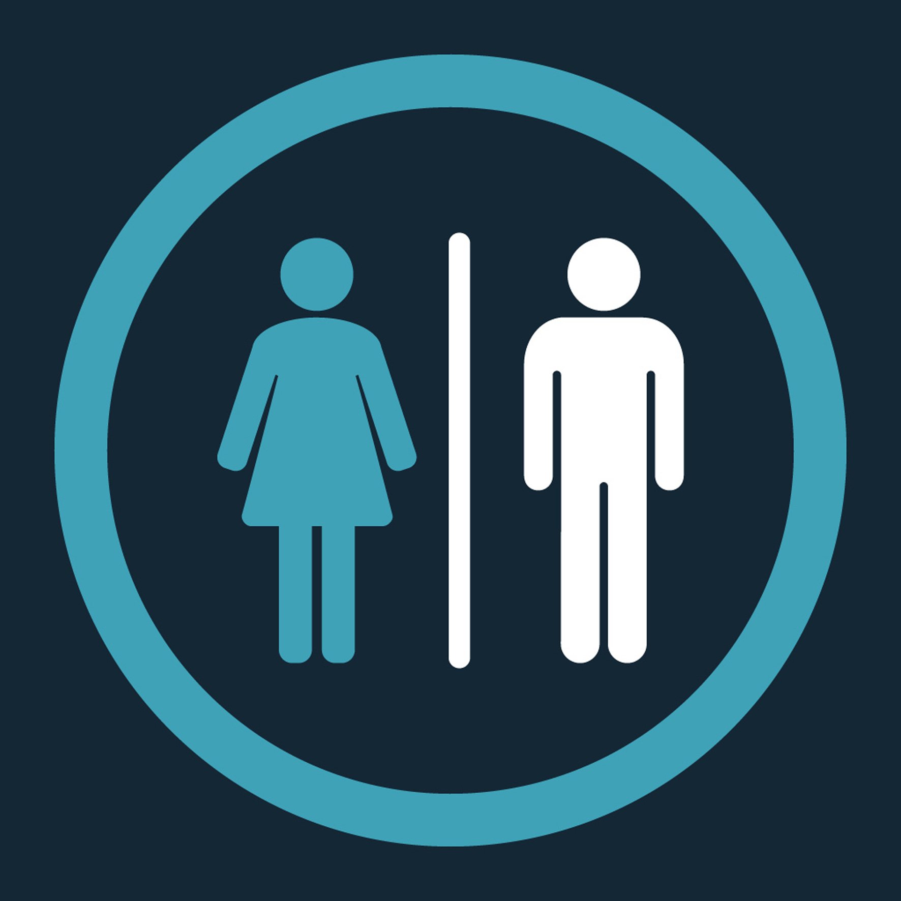 Buy 999Store restroom signage office supplies sunboard male female ...