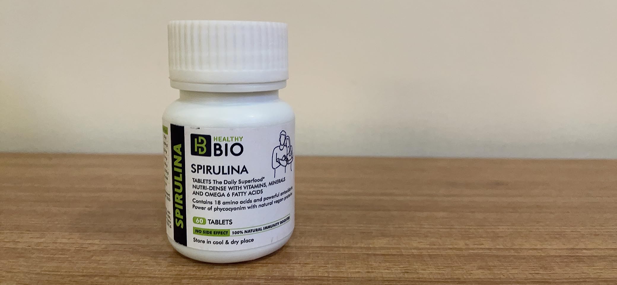 Buy Healthy Bio Spirulina Tablets: Boost Your Health Naturally (60 ...