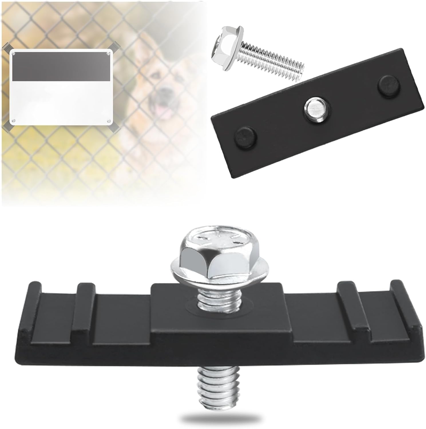 Amazon.com : OEM home [36-Pack] Chain Link Fence Sign Bracket | Chain ...