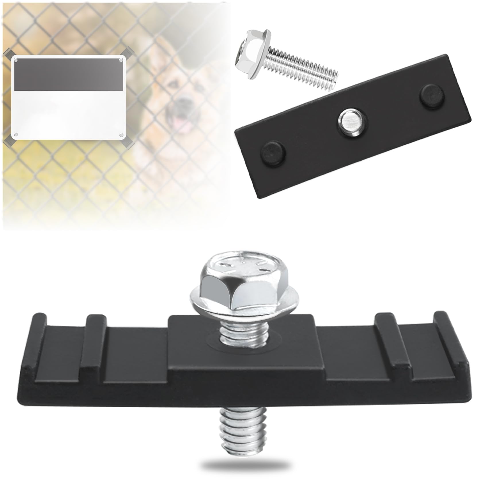 Amazon.com: (36-Pack) Chain Link Fence Sign Bracket/Fence Sign Brackets ...