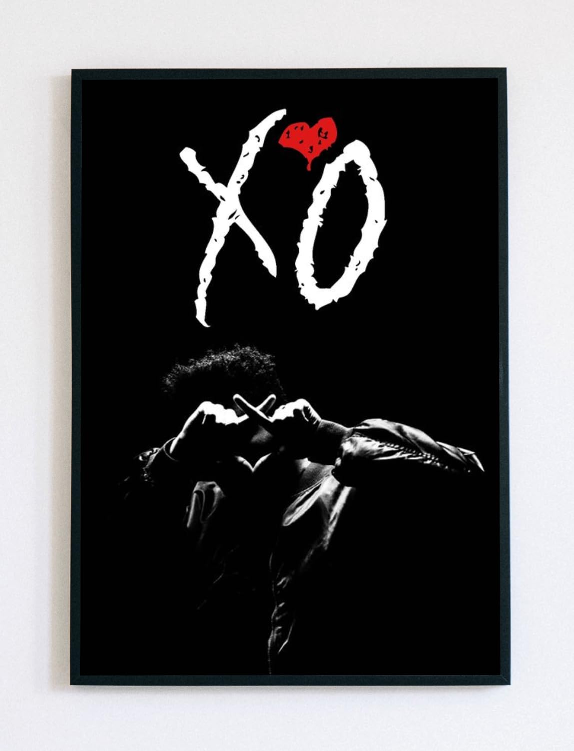 LAMIFRAME The Weeknd XO Sign With Weeknd Photo, Wall Decoration Art ...