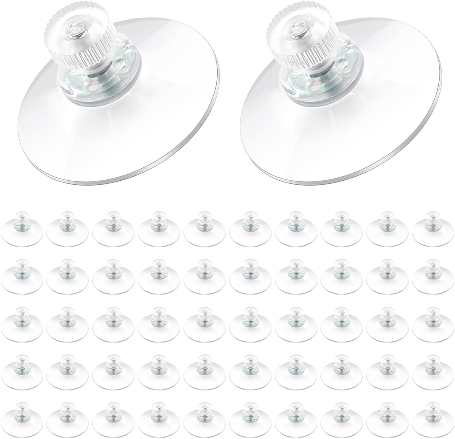 Amazon.com: MDEOOSKY 50Pcs Suction Cup 40 mm Glass Suction Pads Clear ...