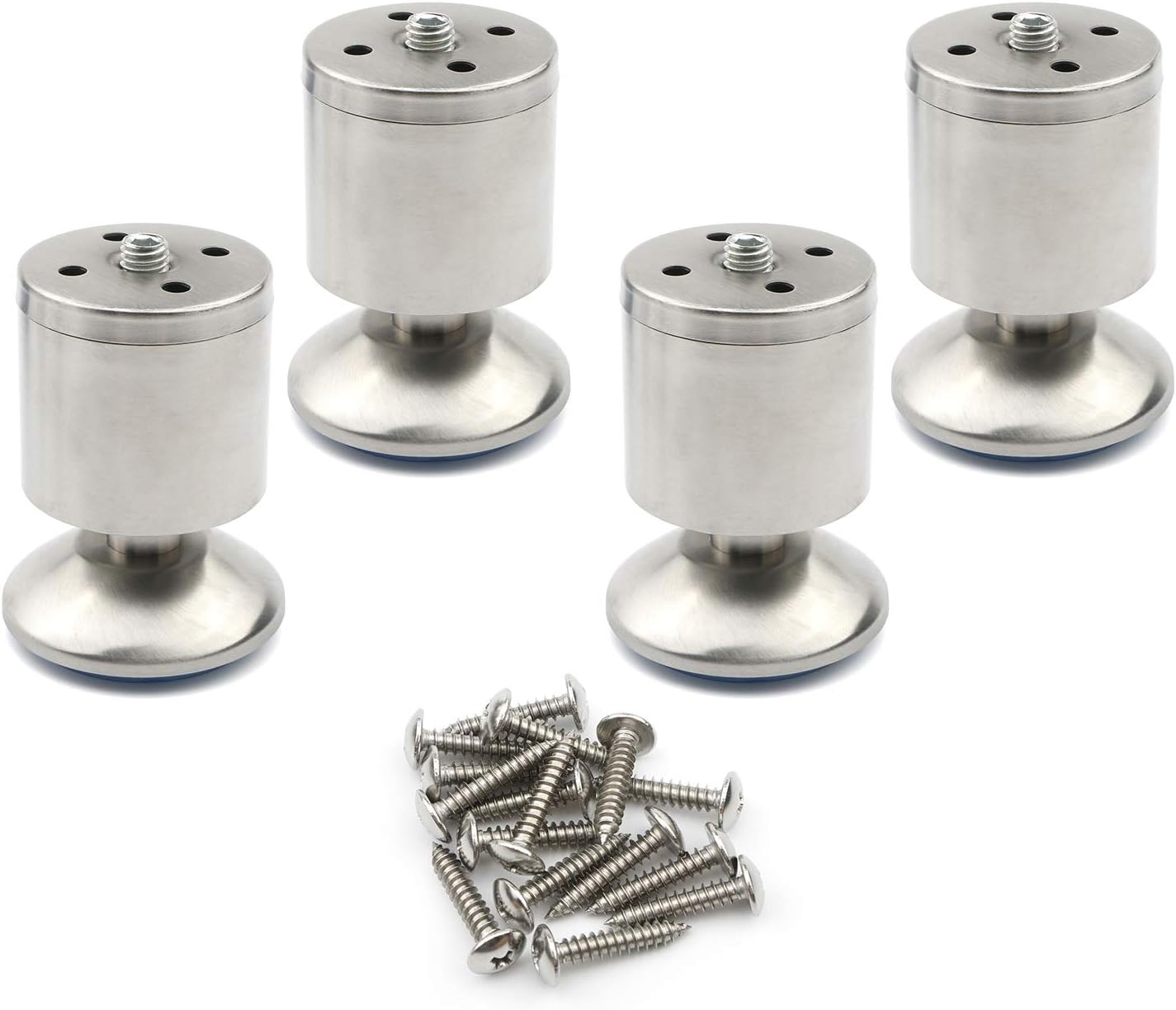 Pxyelec Cabinet Stainless Steel Legs, Kitchen Feet Worktop TV Desk ...