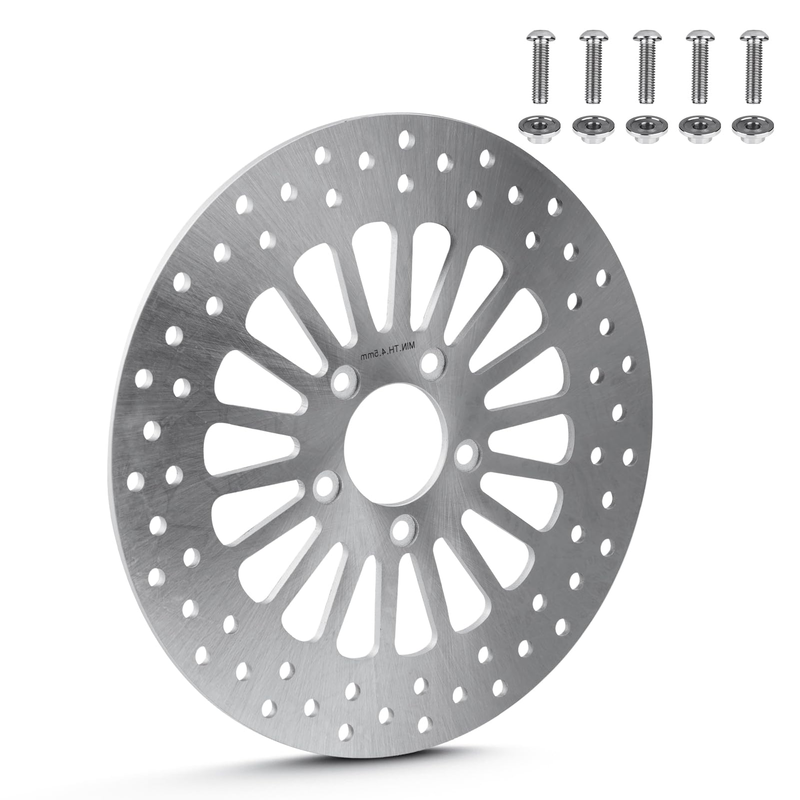 Amazon.com: 11.8" Front Brake Rotors Disc w/Bolts Fit for Harley Road ...
