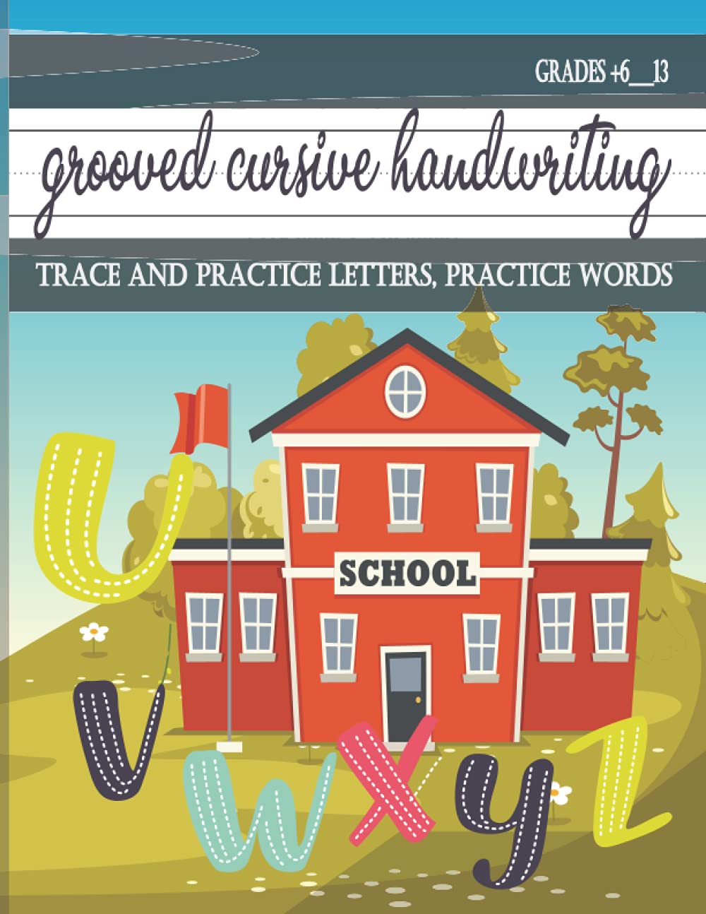 Buy grooved cursive handwriting,trace and practice letters and words ...