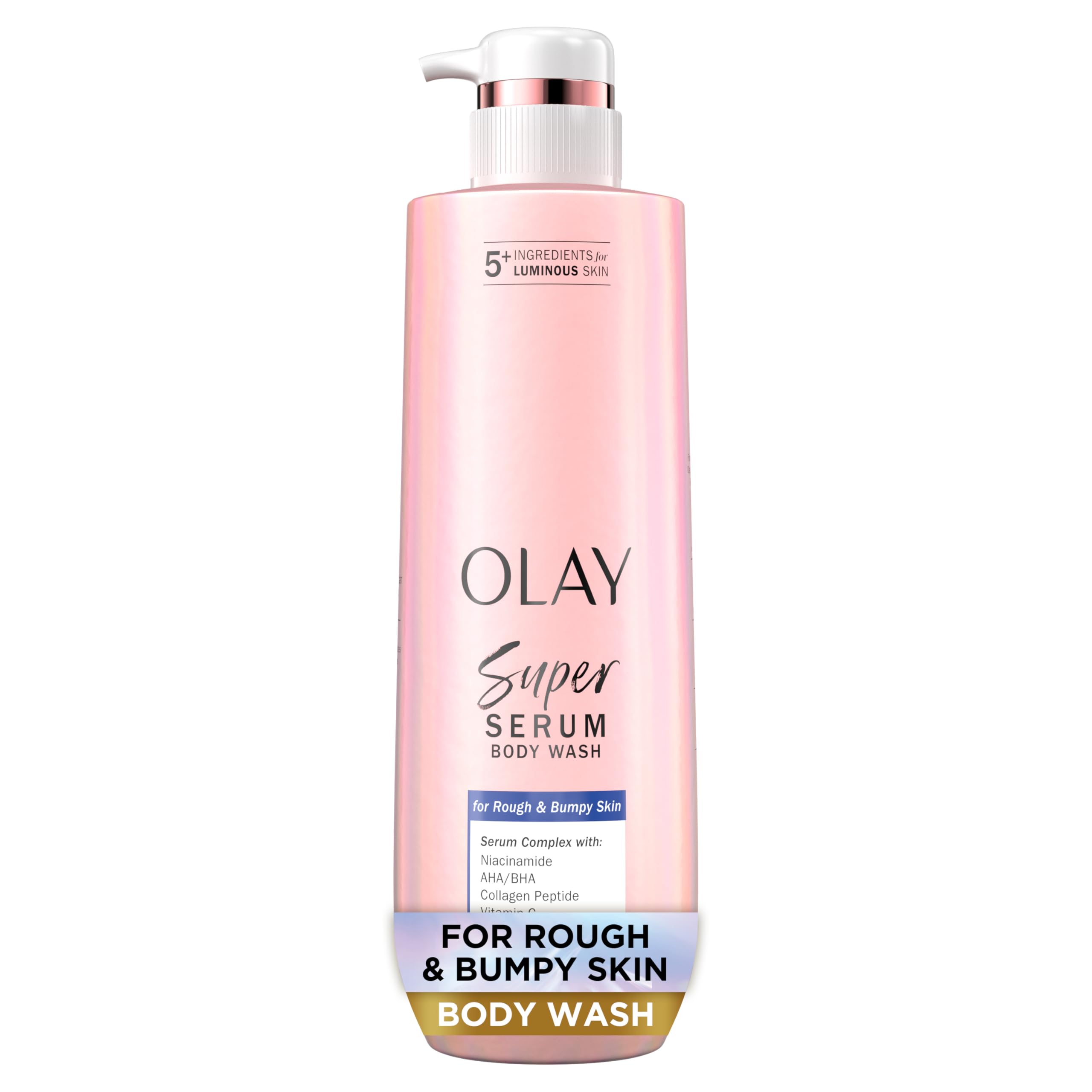 Amazon.com : Olay Super Serum Body Wash for Rough & Bumpy Skin ...