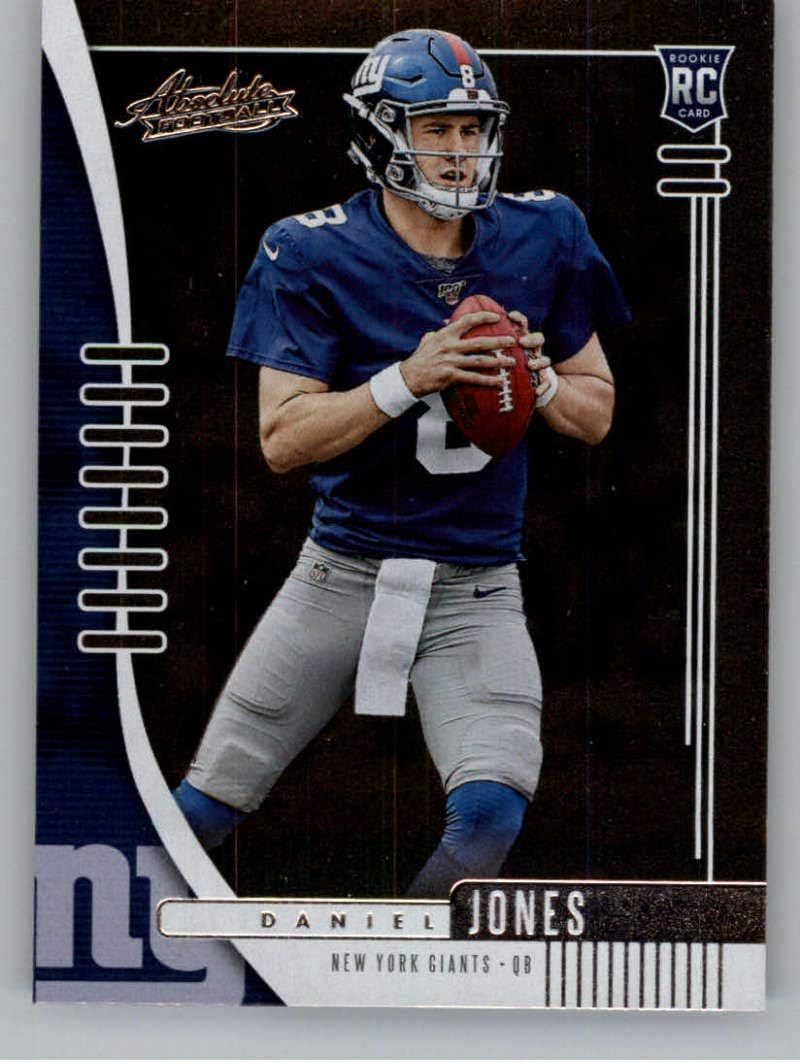 Amazon.com: 2019 Absolute Football #107 Daniel Jones RC Rookie Card New ...