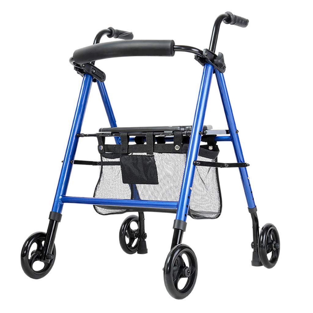 Buy HTLLT Walking Aid Foldable Elderly Walkers for Seniors Aged ...