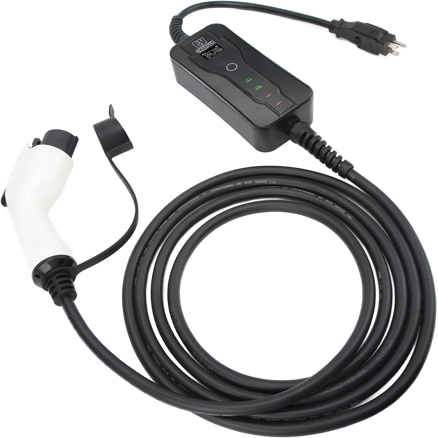 Amazon.co.jp: EV充電器 AE J1772規格 雷対策電気自動車充電器 : 車＆バイク