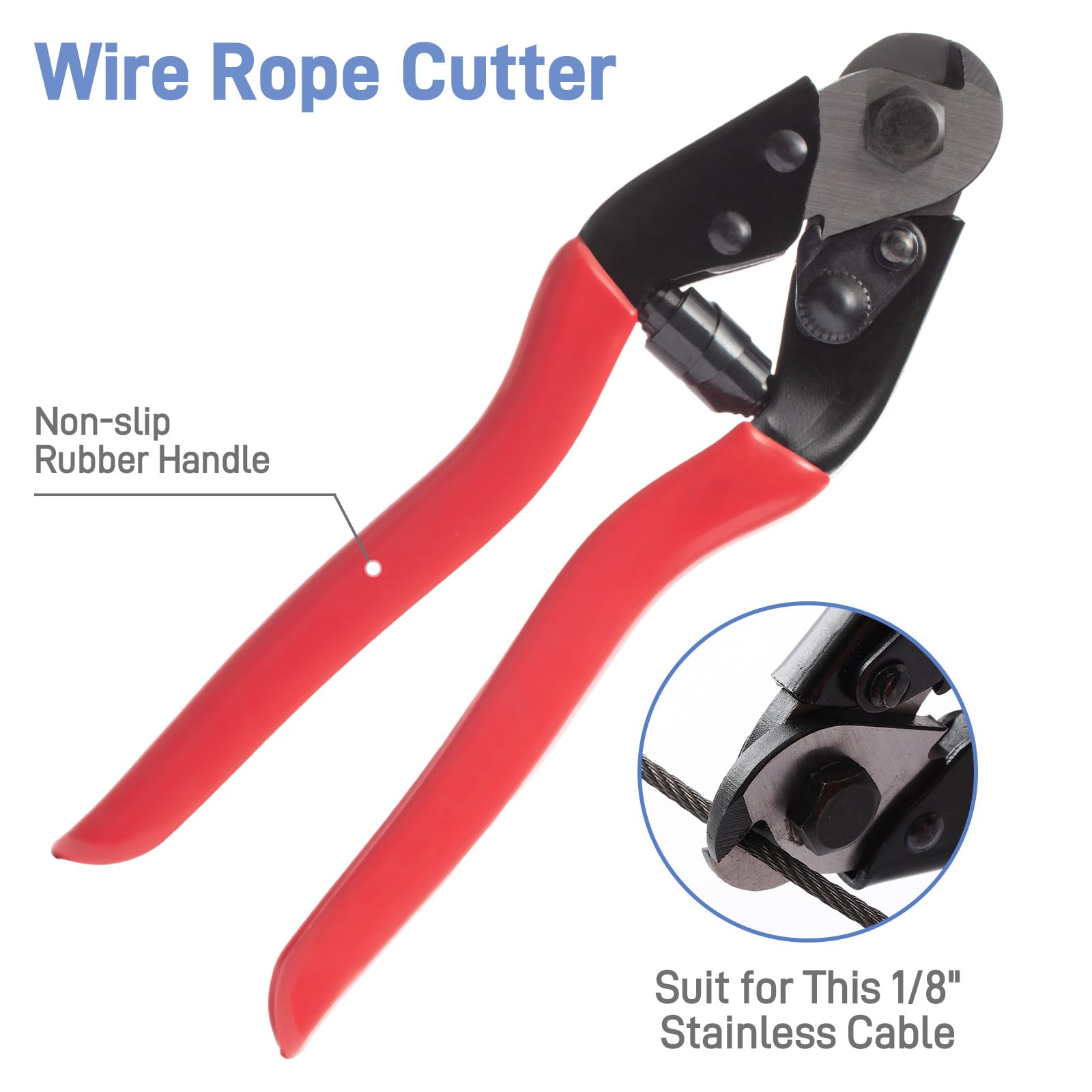 Snapklik.com : 1000FT 1/8" Stainless Steel Cable Kit For Deck Railing ...