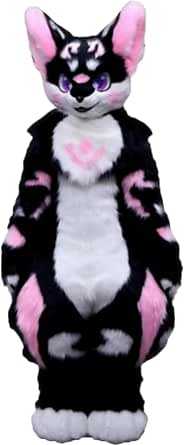Amazon.com: Full Furry Cute Fursuit,Cool Faux Fur Fursuit,For Cosplay ...