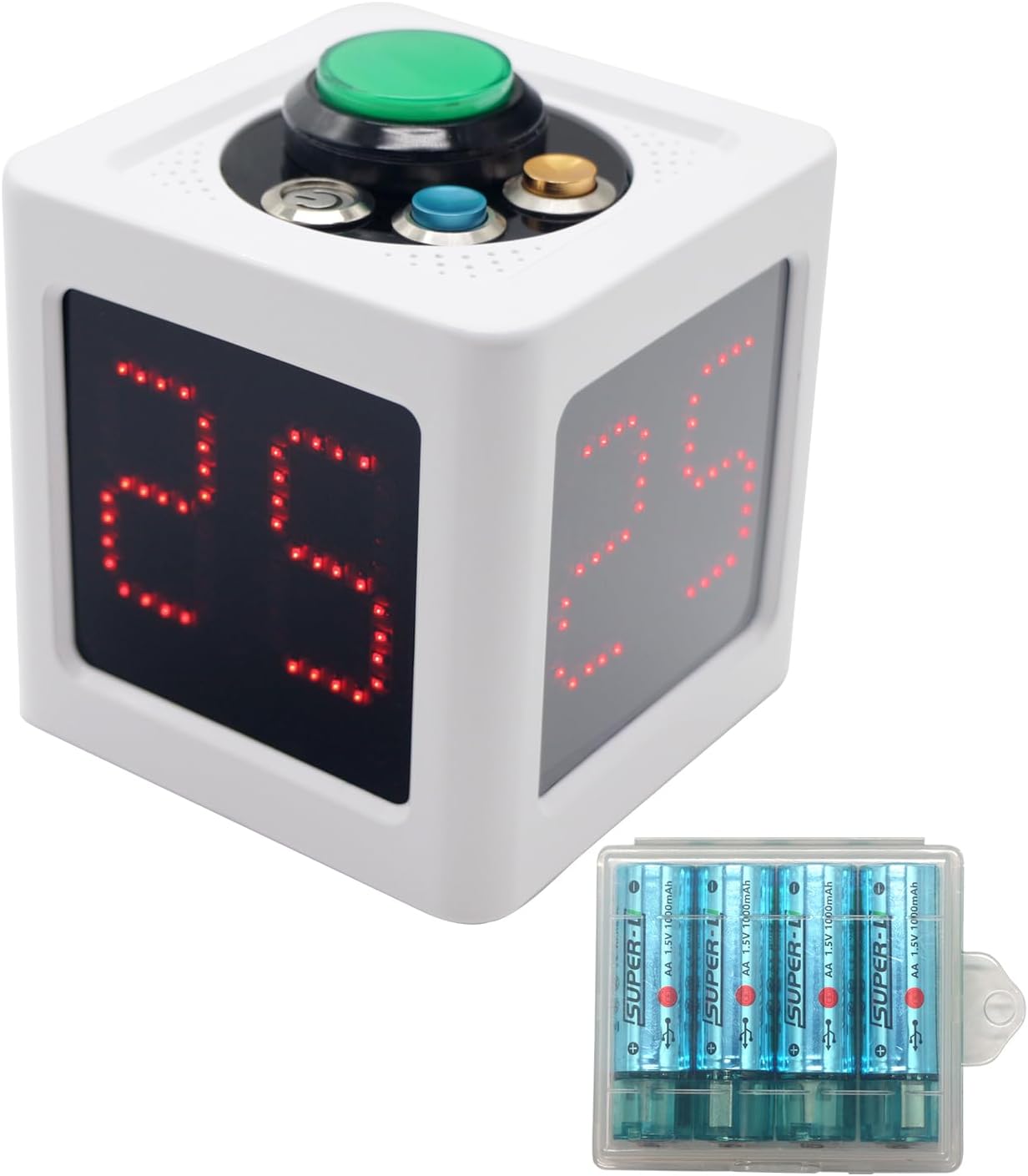 Amazon.com: LUCKY TIME Poker Timer Board Games Cube Timer Bundle with 4 ...