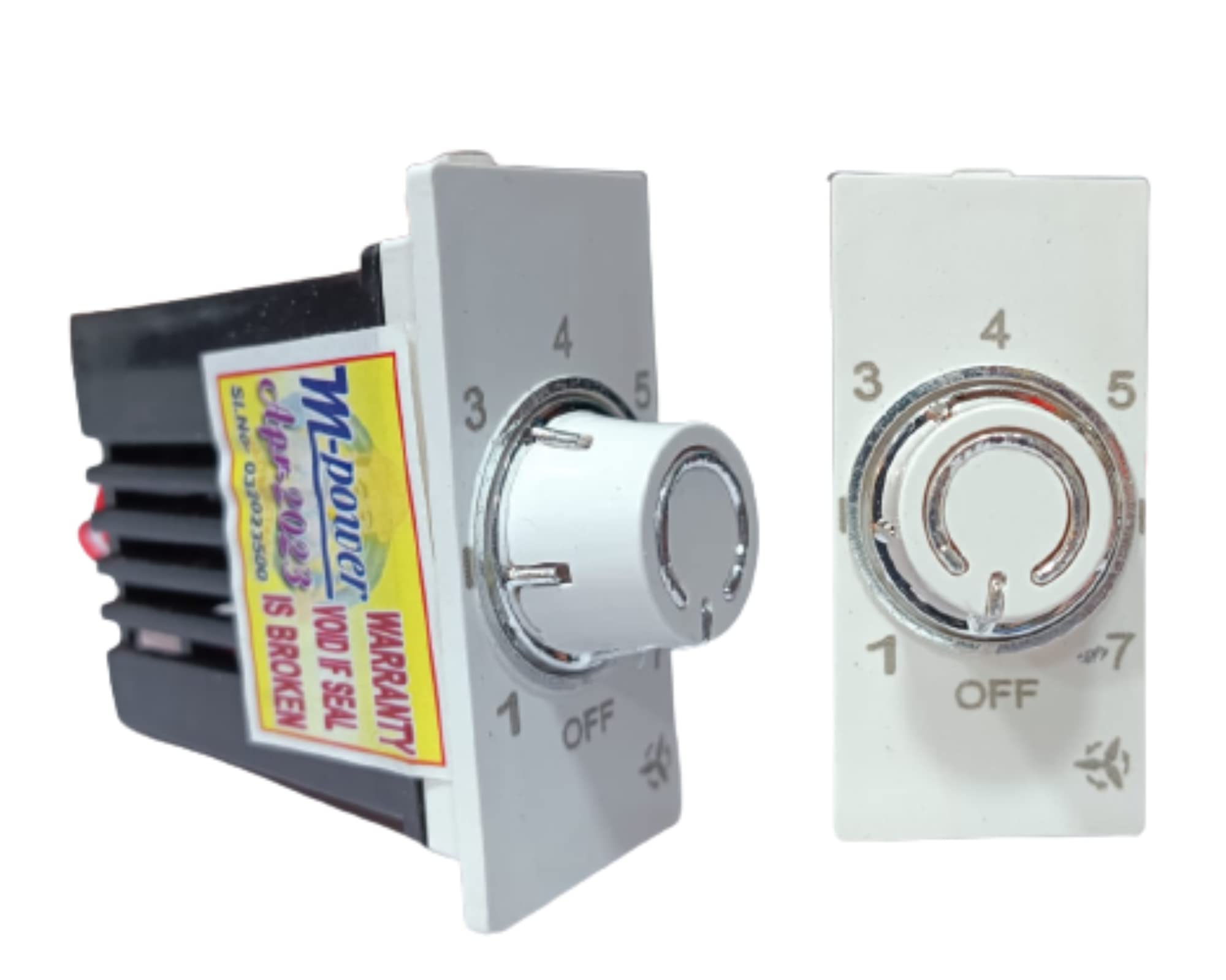 M-POWER Modular Fan Regulator ROMA Type 7-Step, Modular Step Type Fan ...