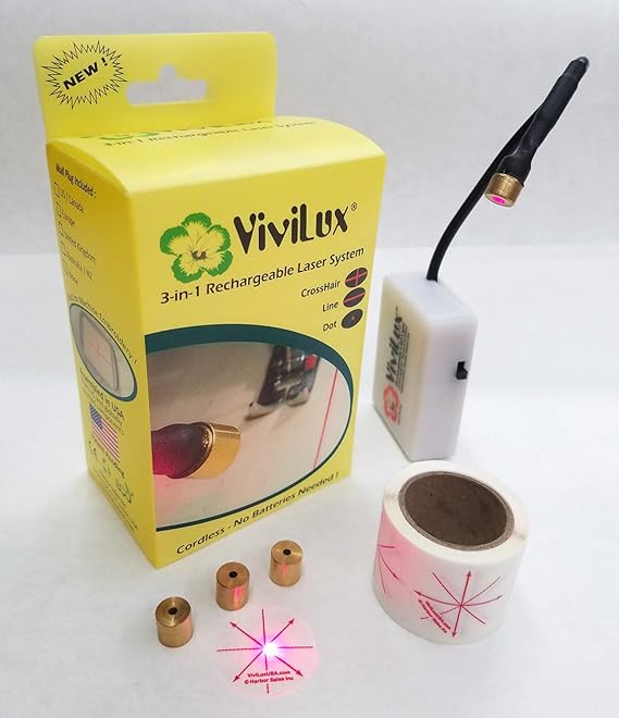 Amazon.com: ViviLux 3-in-1 Rechargeable RED Laser System with ...