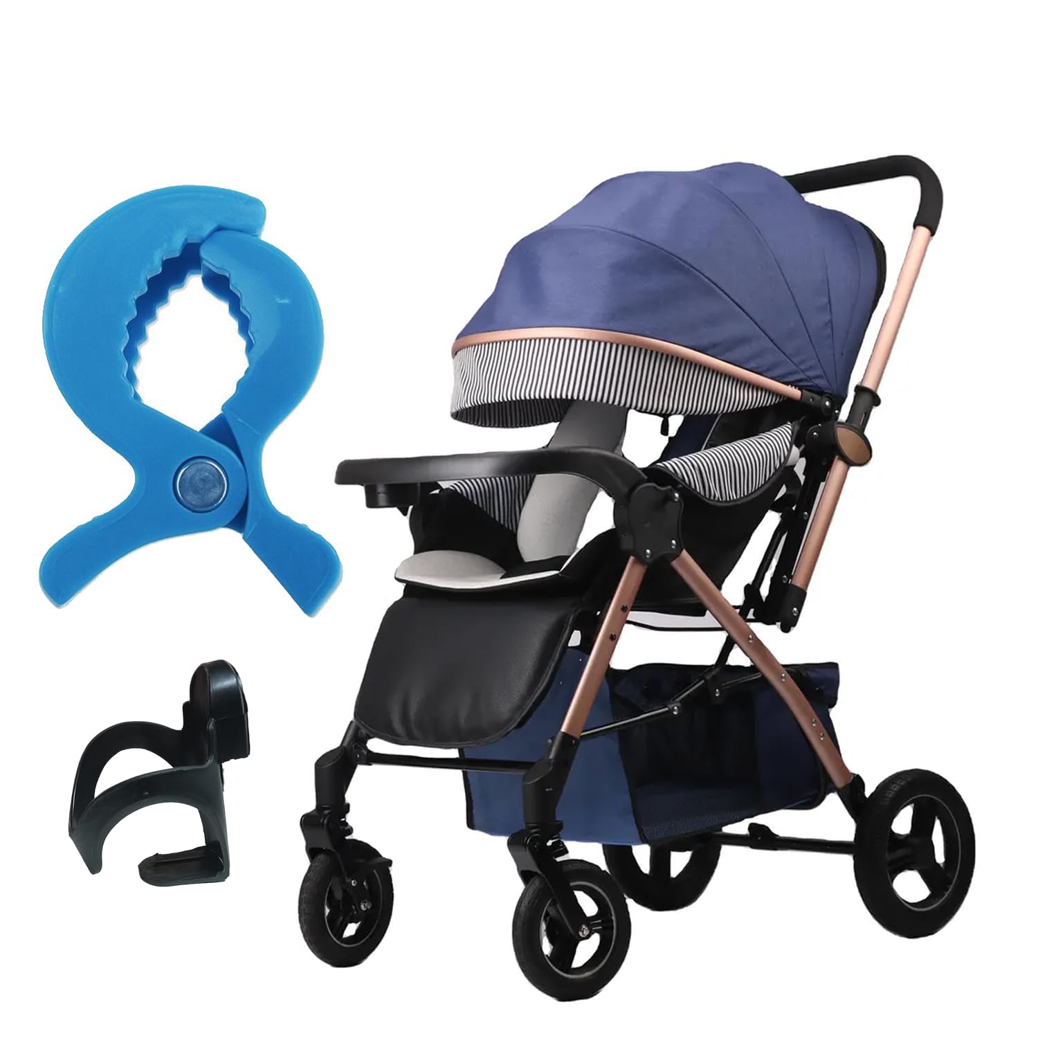 Safe-O-Kid Breez Baby Rubber Wheel Stroller/Pram with 1 Year Warranty ...