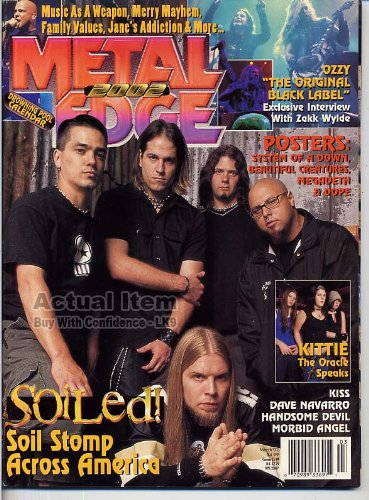 Metal Edge Magazine SOILED System Of A Down DOPE Beautiful Creatures ...
