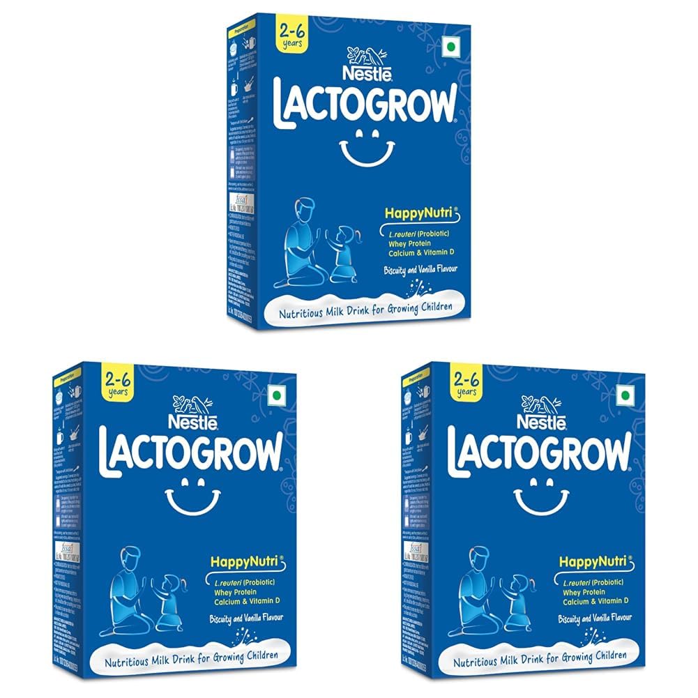 Nestle LACTOGROW Nutritious Milk Drink (2-6 Years)- 400G Bag-In-Box ...