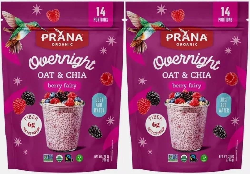 Amazon.com: Organic Overnight Chia Berry Fairy by Prana | Oat & Chia ...