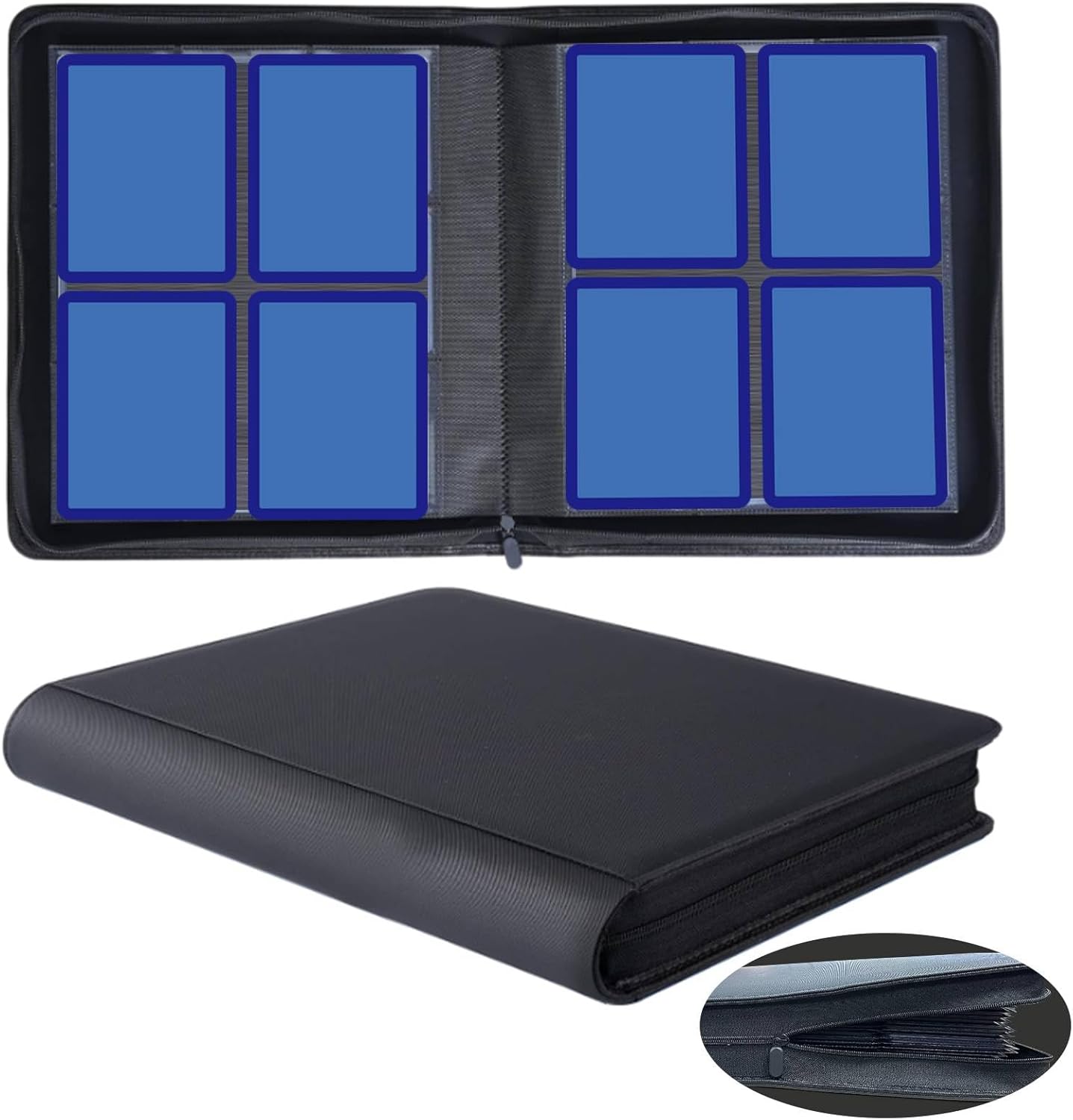 Amazon.com: Toploader Binder Holds 4 Pocket 160 Cards,Widen The Book ...