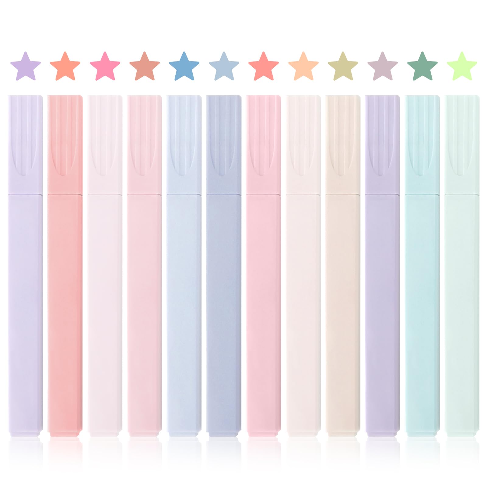Amazon.com : SANJOKI Highlighters 12 Colors Pastel colors,Morandi ...