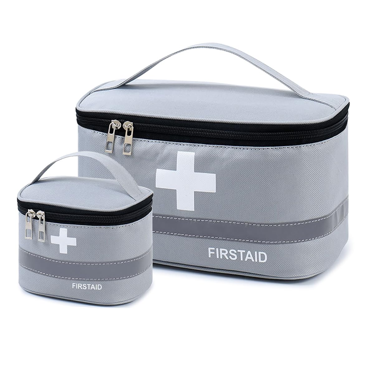 2Pcs First Aid Kit Bags, Portable Empty Medicine Bags Family First Aid ...