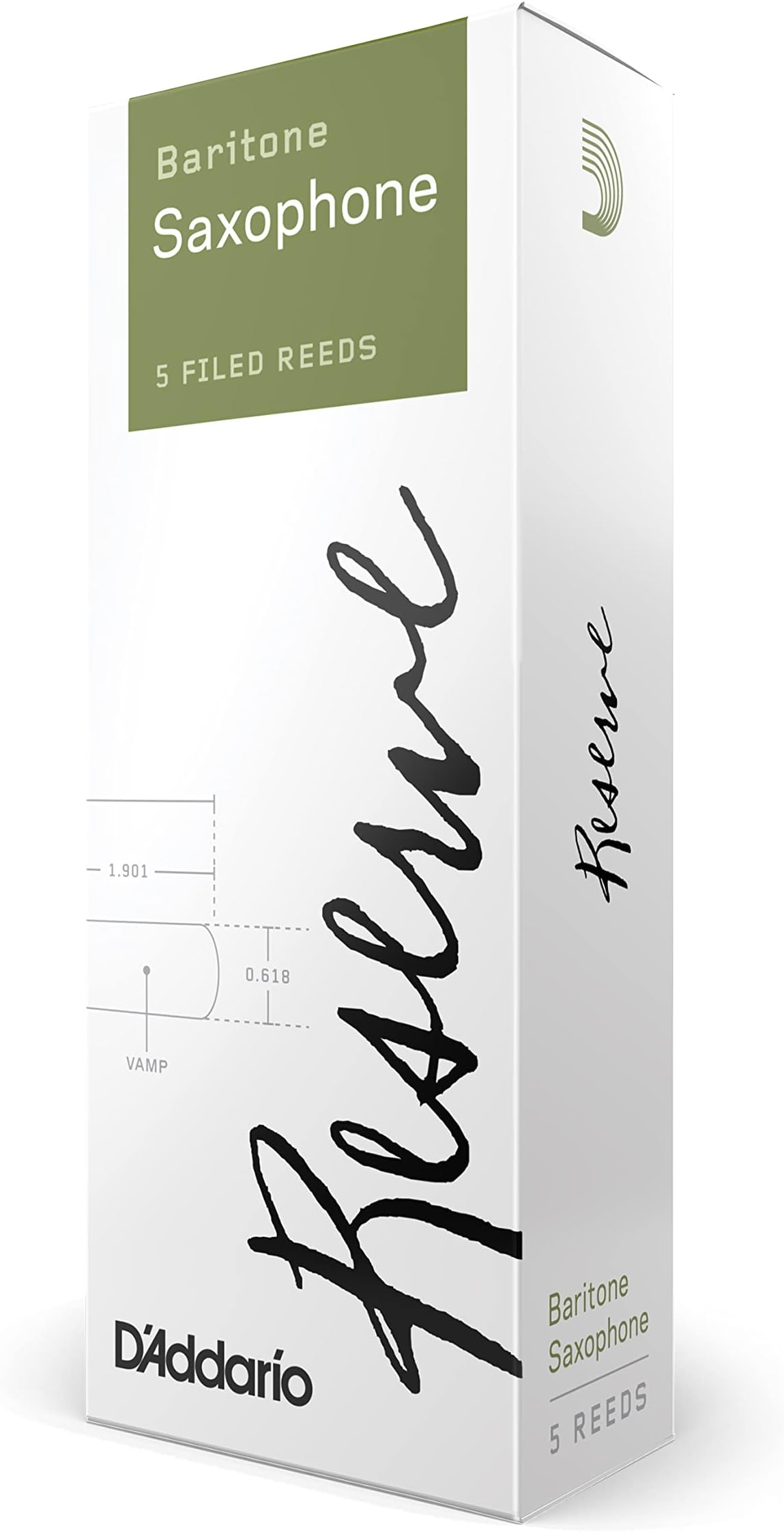 Amazon.com: D'Addario Woodwinds - Royal Baritone Saxophone Reeds ...