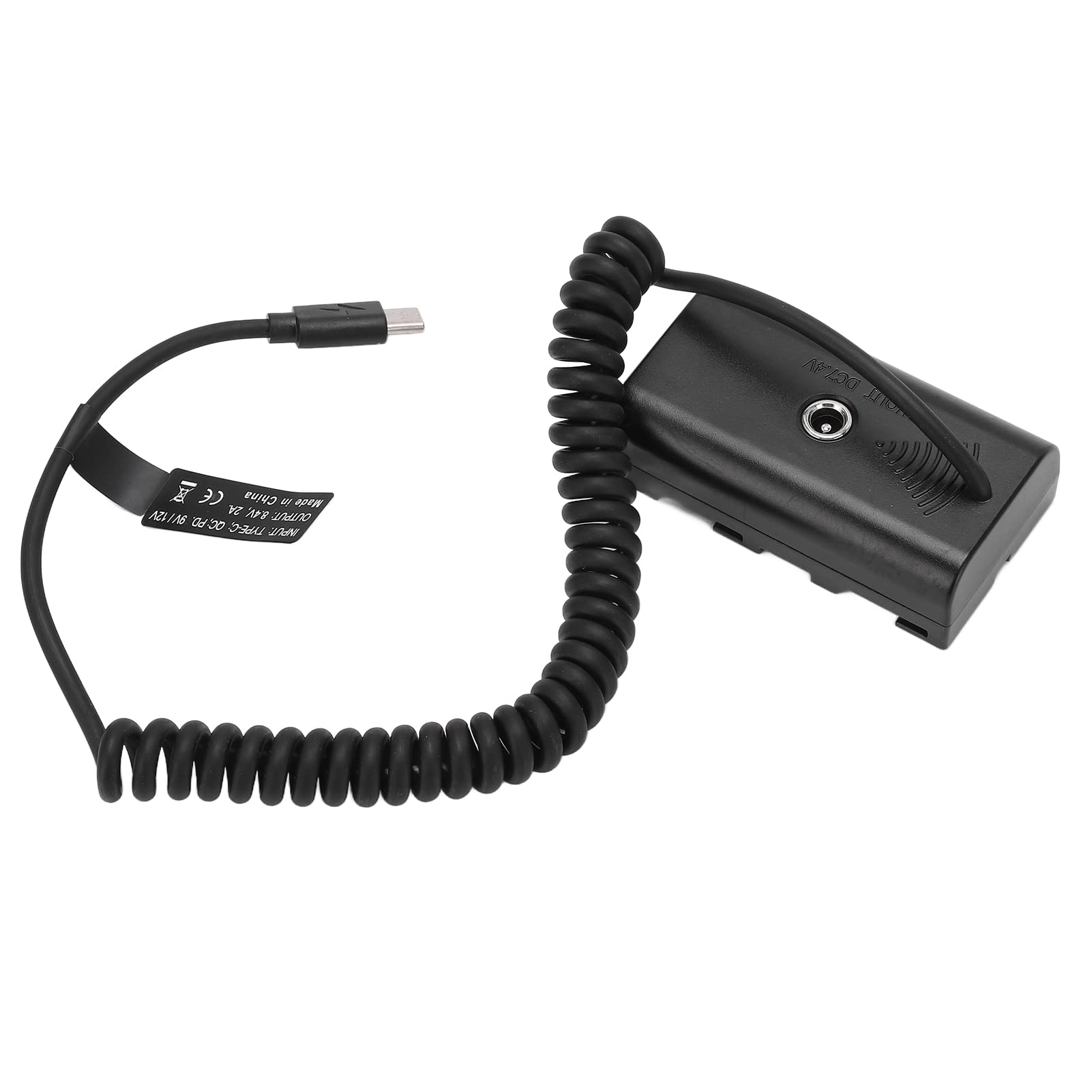 Amazon.com: Dummy Battery USB C Coupler Adapter, Type C to NP F550 ...