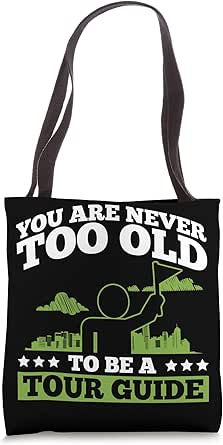 Amazon.com: Tourist Travel Guide Design For An Old Tour Guide Tote Bag ...
