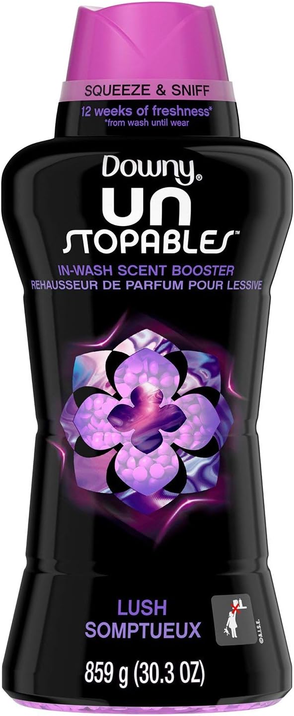 Downy Unstopables in-Wash Scent Booster Beads, Lush 1.06Kg (37.5 oz ...