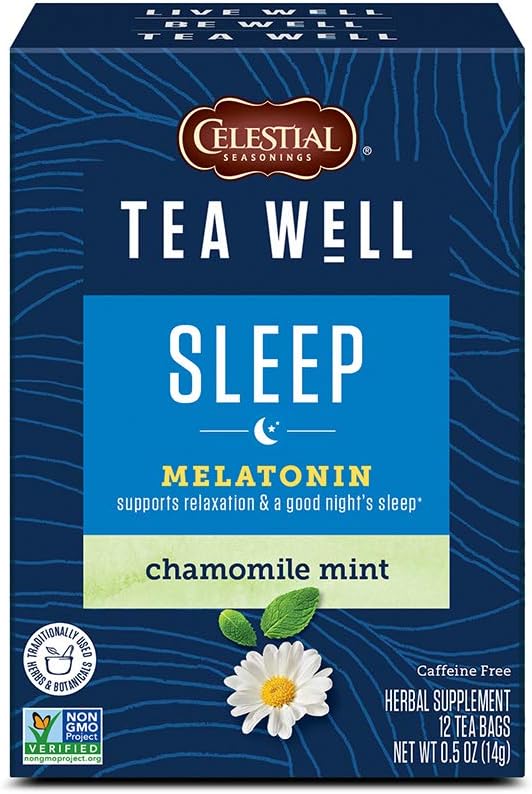 Amazon.com : Celestial Seasonings TeaWell Herbal Tea, Sleep with ...