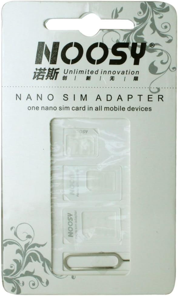 Amazon.com: Noosy Sim Card Adapter Kits with Nano Sim Adapter and Micro ...