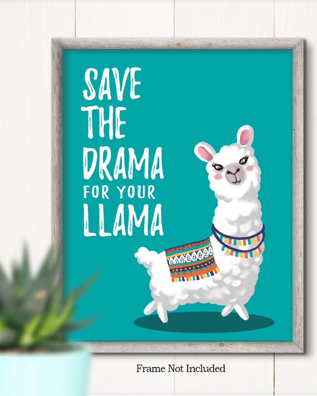 Save The Drama For Your Llama Poster