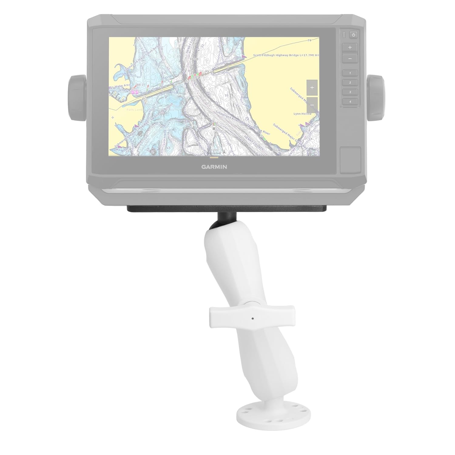 Amazon.com: WINDFRD Aluminum Fish Finder Mount with 1.5" / C Size Ball ...