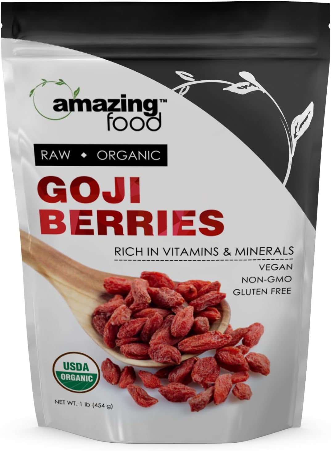 Amazon.com: Amazing Food Goji Berry | 1 Lb | USDA Certified Organic ...