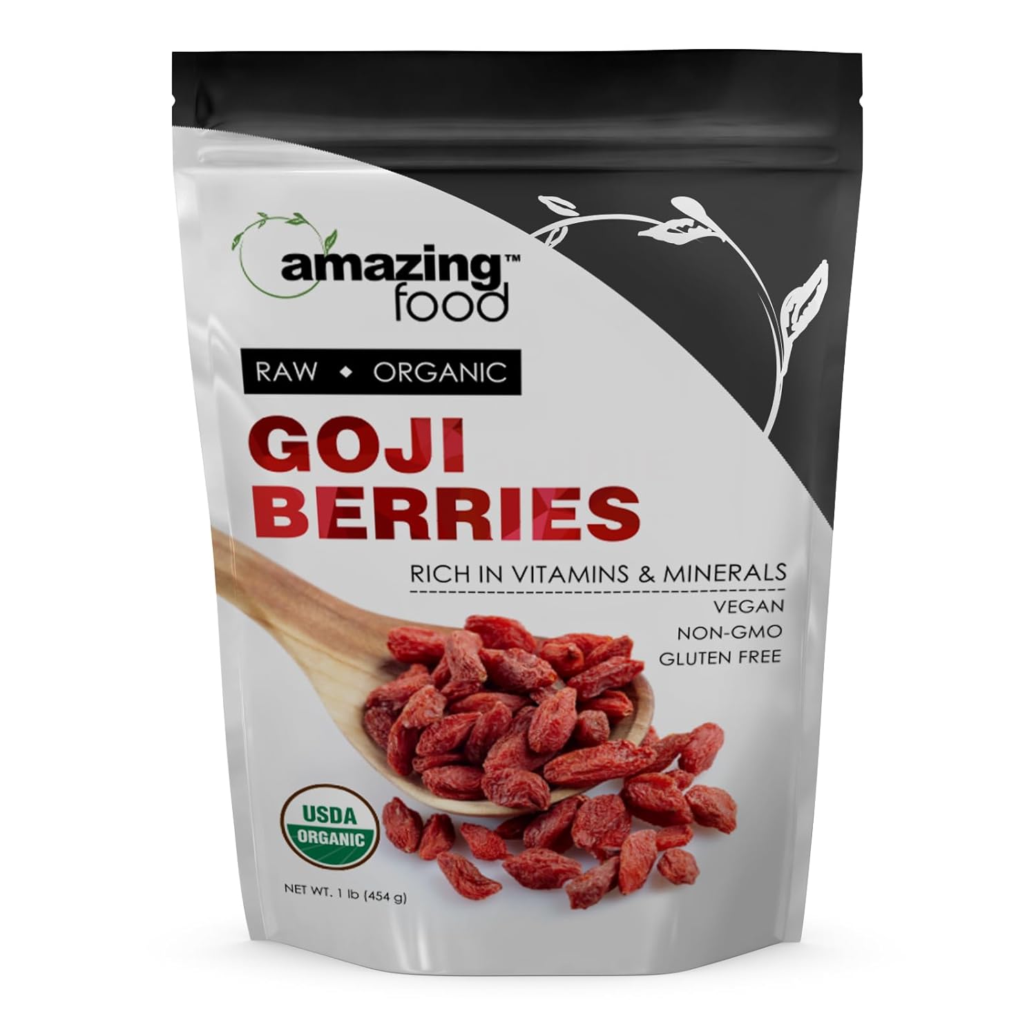 Amazon.com: Amazing Food Goji Berry | 1 Lb | USDA Certified Organic ...