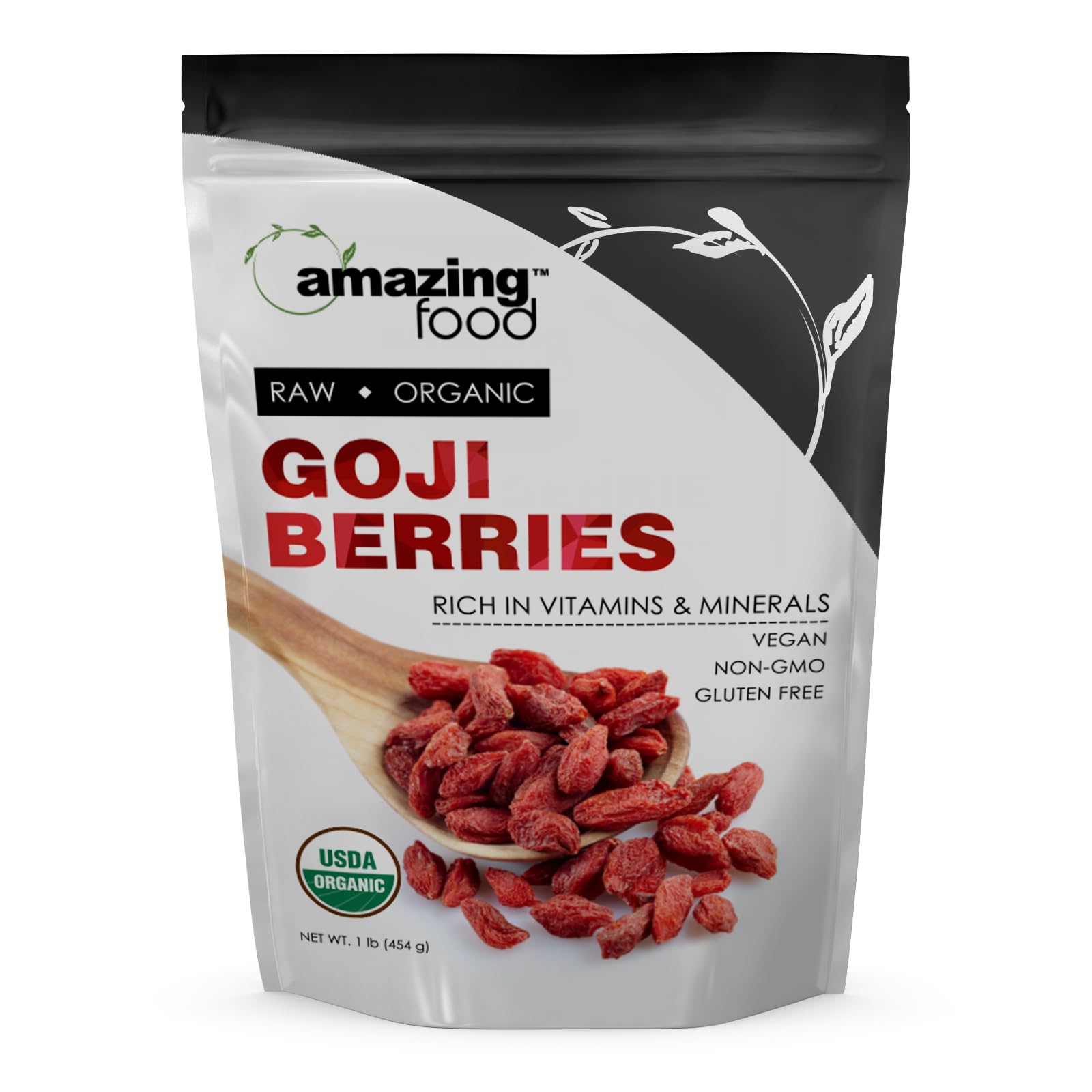 Amazon.com: Amazing Food Goji Berry | 1 Lb | USDA Certified Organic ...