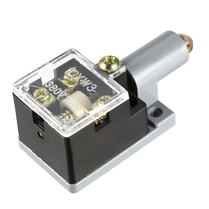 Buy uxcell LXW3-N 1NO 1NC Spring Plunger Roller Limit Switch Black Online at desertcart INDIA